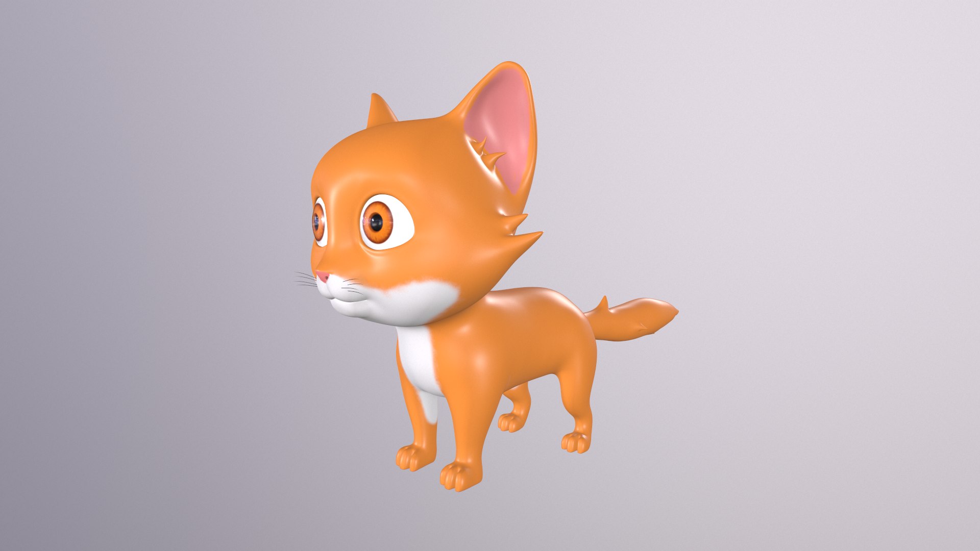 Cartoon Cat 3D Model - TurboSquid 2088312