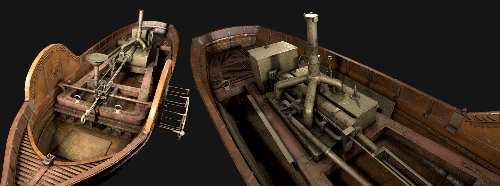 Pyroscaphe - 1783 Steamboat 3D - TurboSquid 1847664