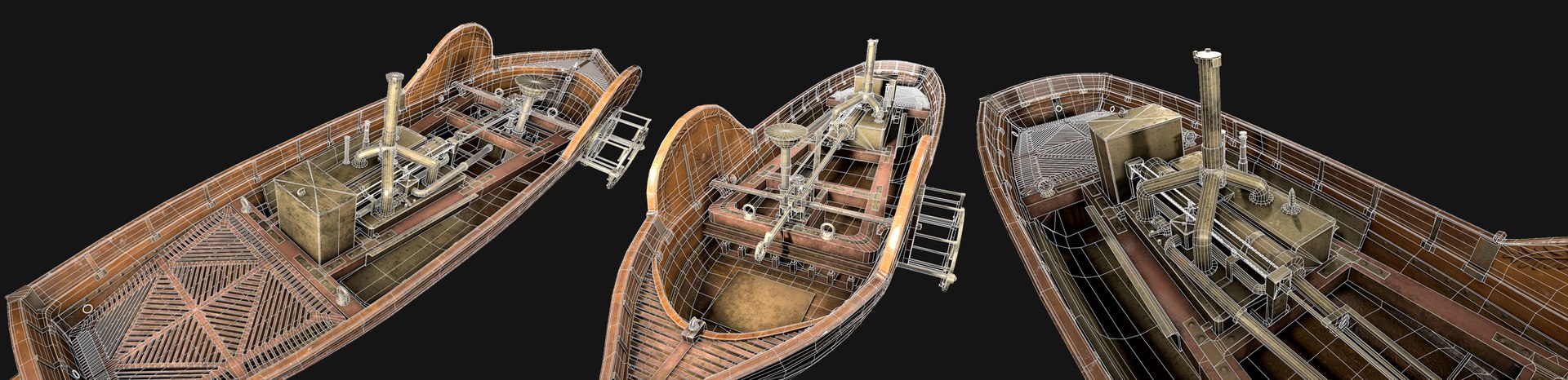 Pyroscaphe - 1783 Steamboat 3D - TurboSquid 1847664