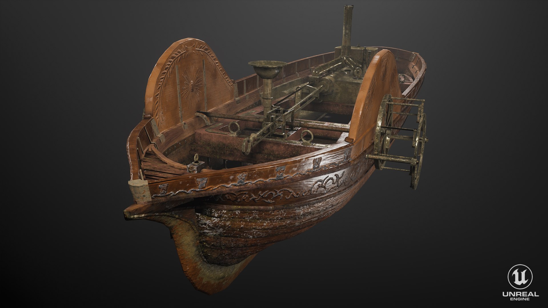 Pyroscaphe - 1783 Steamboat 3D - TurboSquid 1847664