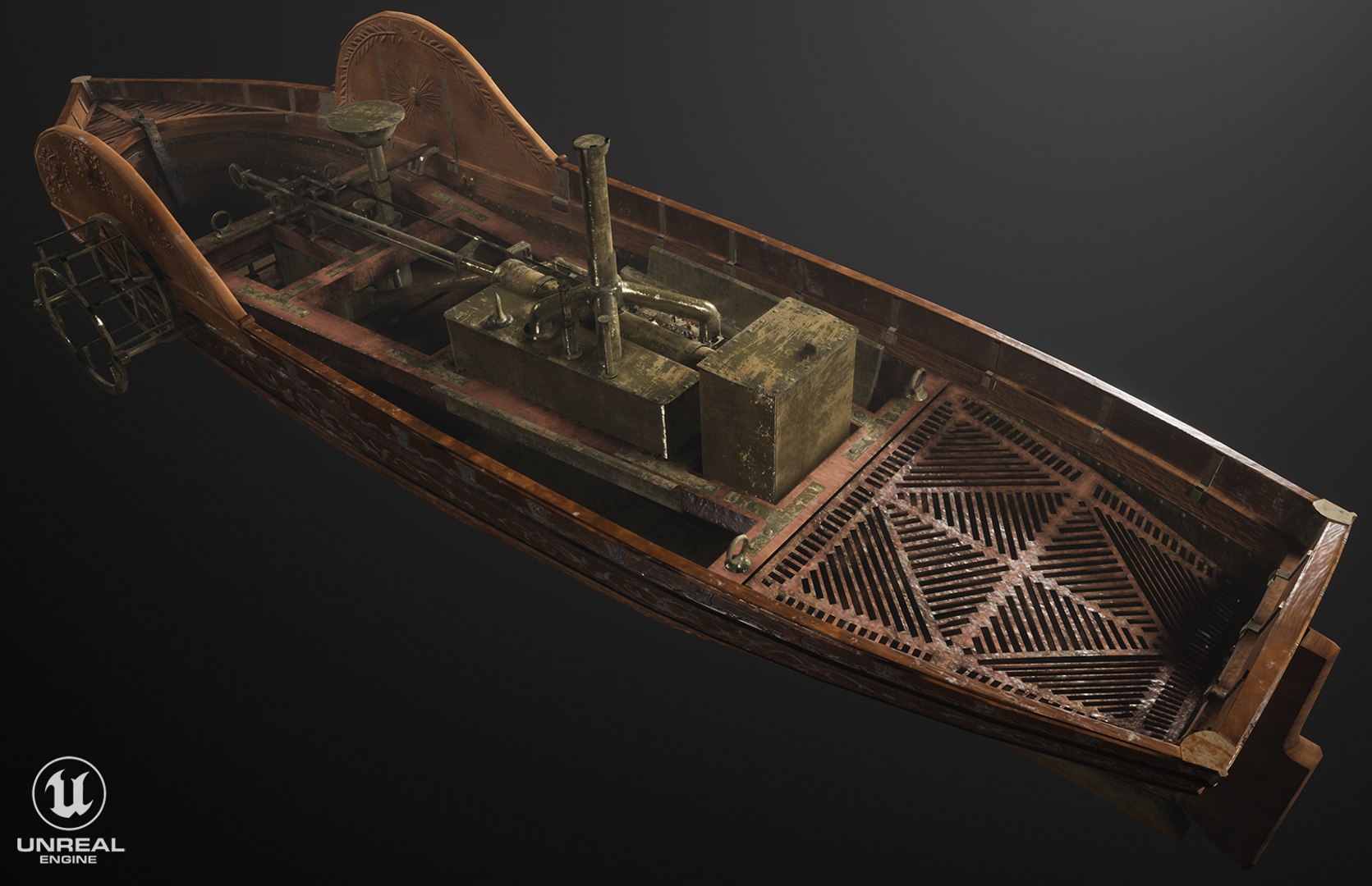 Pyroscaphe - 1783 Steamboat 3D - TurboSquid 1847664
