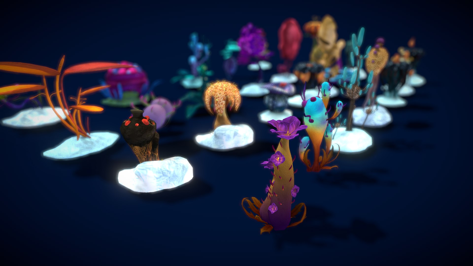 Cartoon Seaweed12 3D Model - TurboSquid 2256634