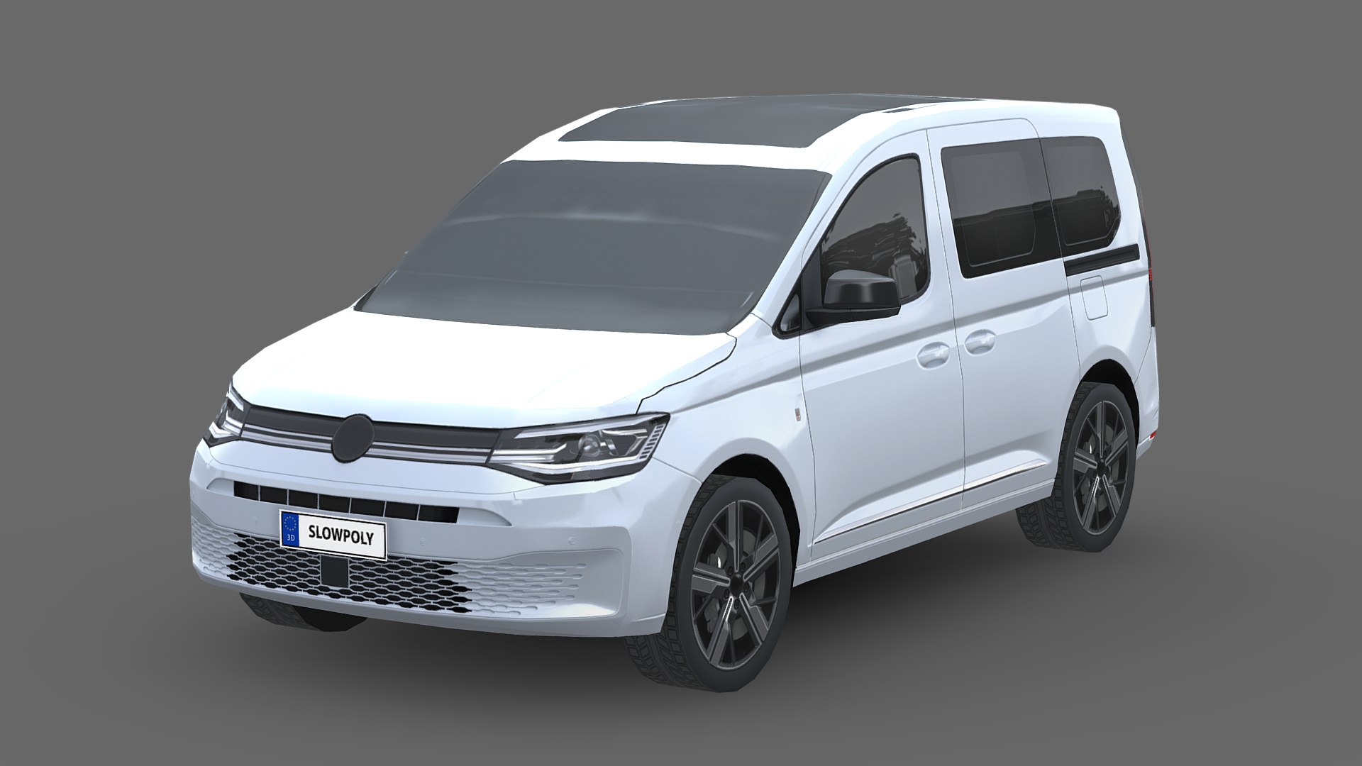 Volkswagen Caddy 2021 3D - TurboSquid 2210207
