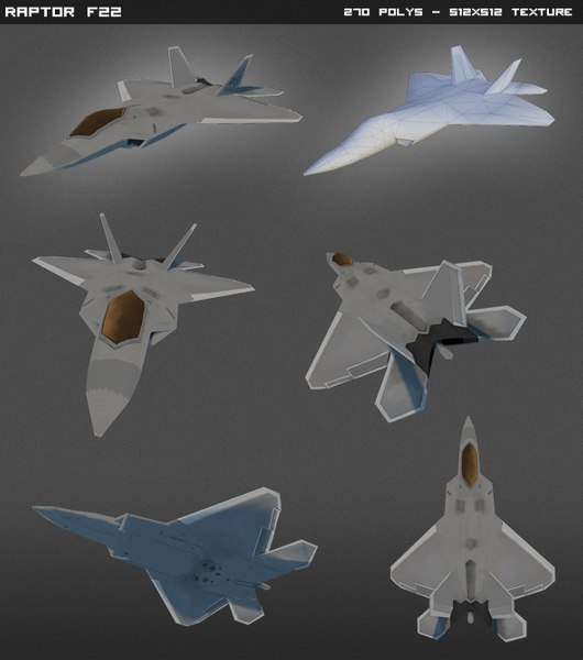 Lockheed Martin F-22 Raptor 3D Models for Download | TurboSquid