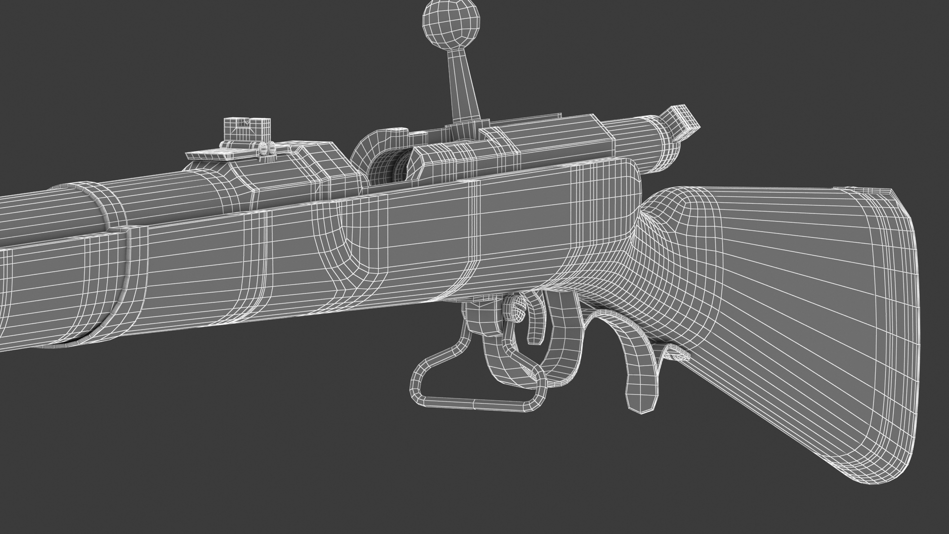 3D model Dreyse needle gun - TurboSquid 1736547