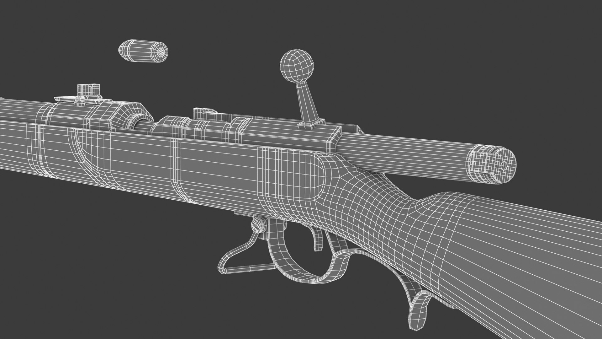 3D model Dreyse needle gun - TurboSquid 1736547