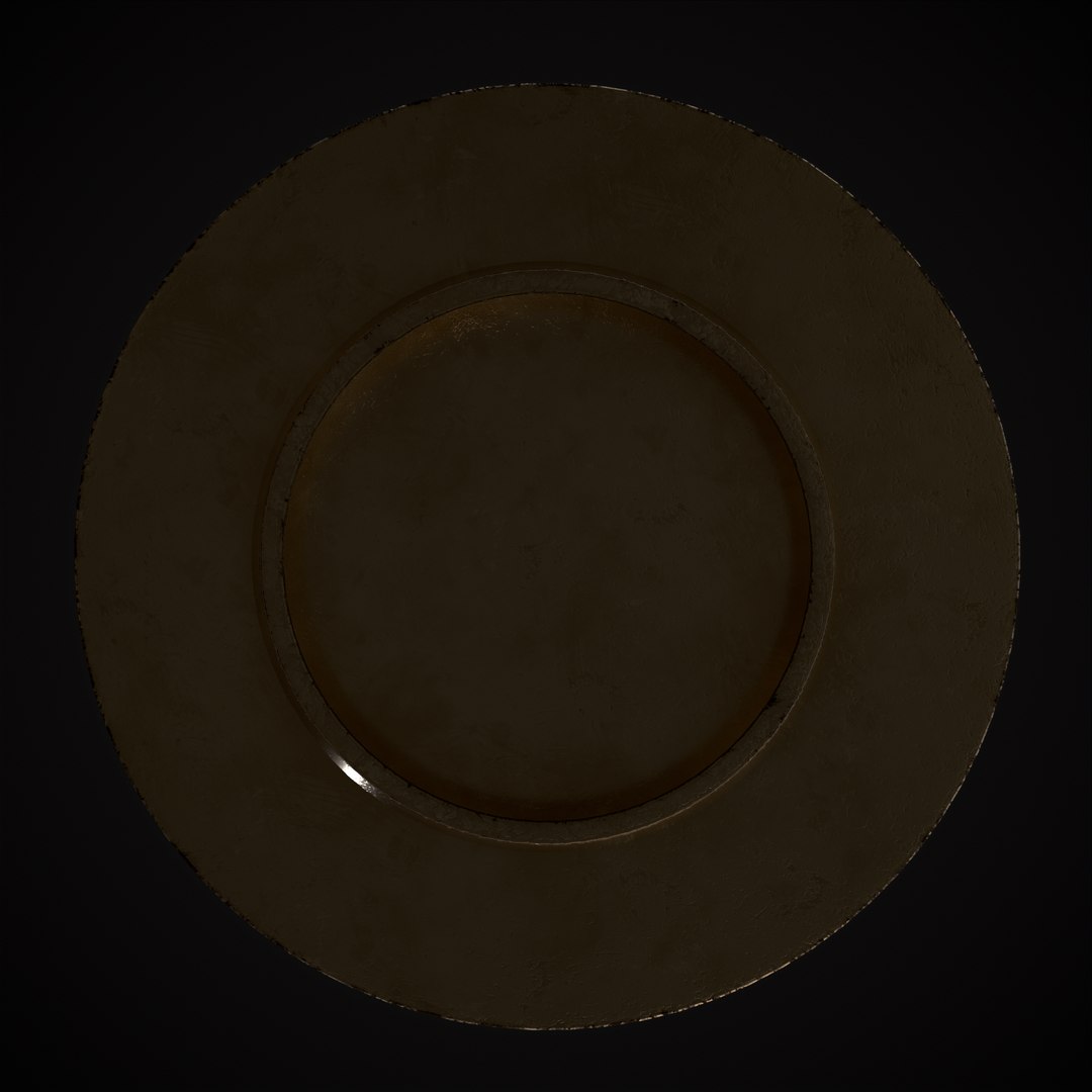 3D Silver Byzantine Banquet Plate - TurboSquid 2015607