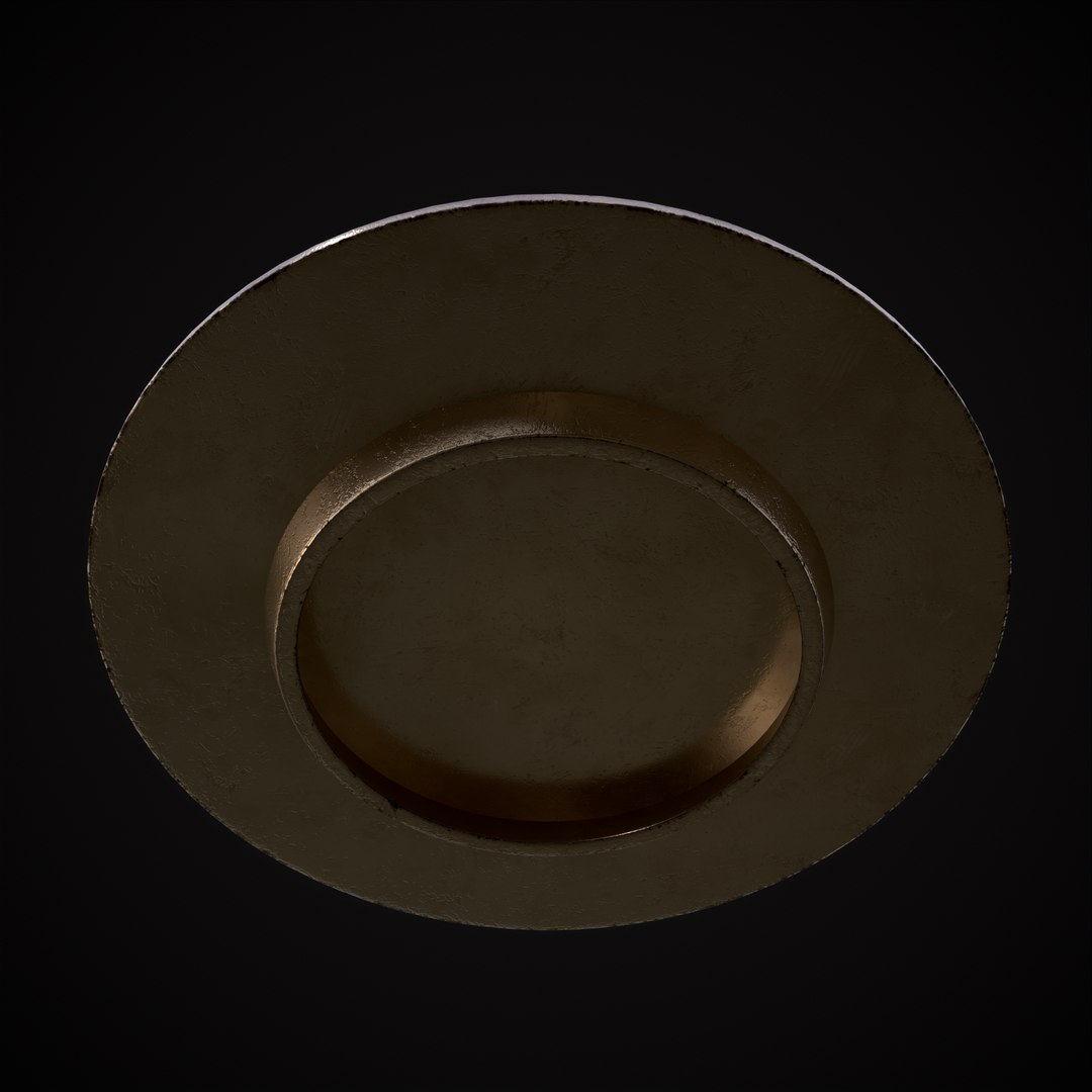 3D Silver Byzantine Banquet Plate - TurboSquid 2015607