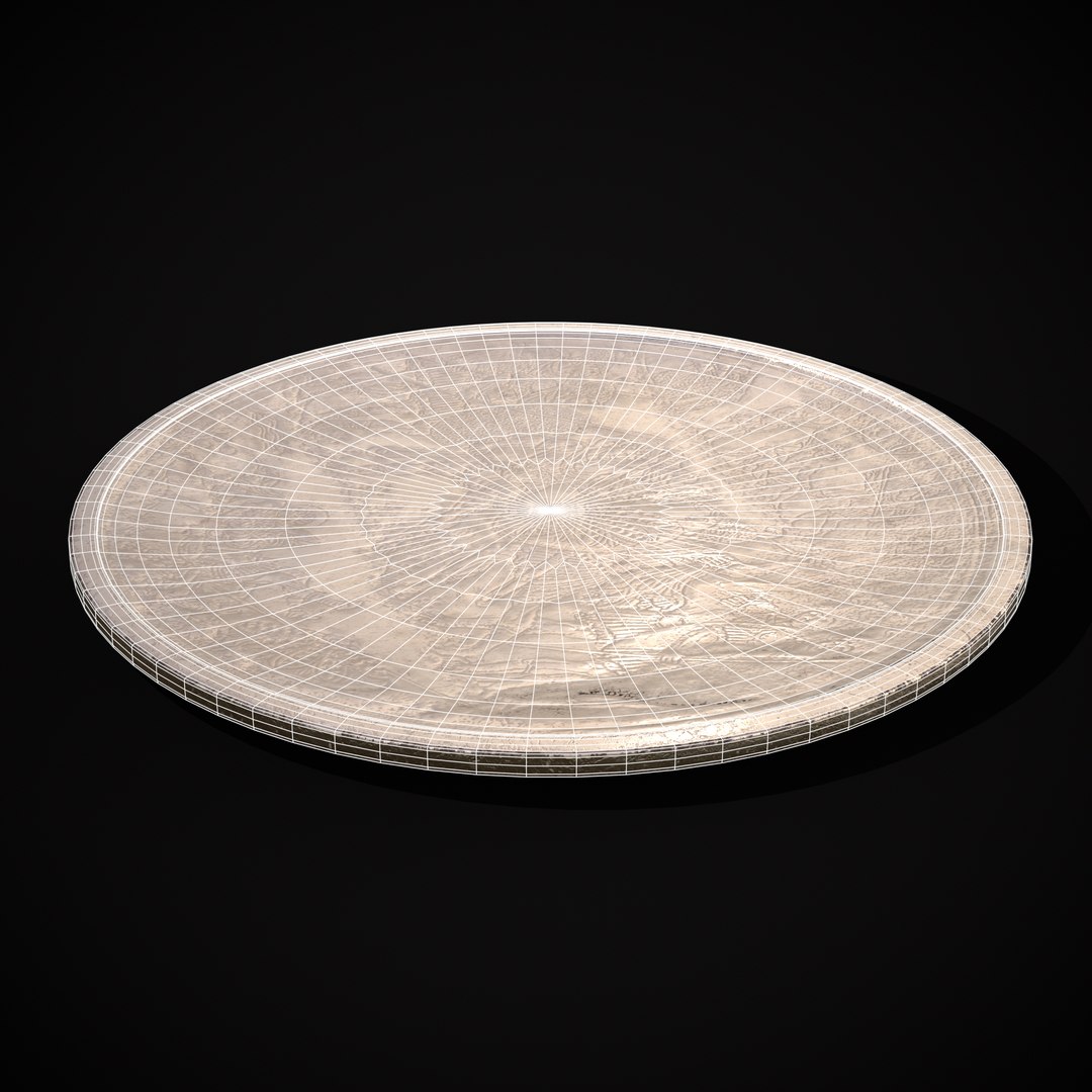 3D Silver Byzantine Banquet Plate - TurboSquid 2015607