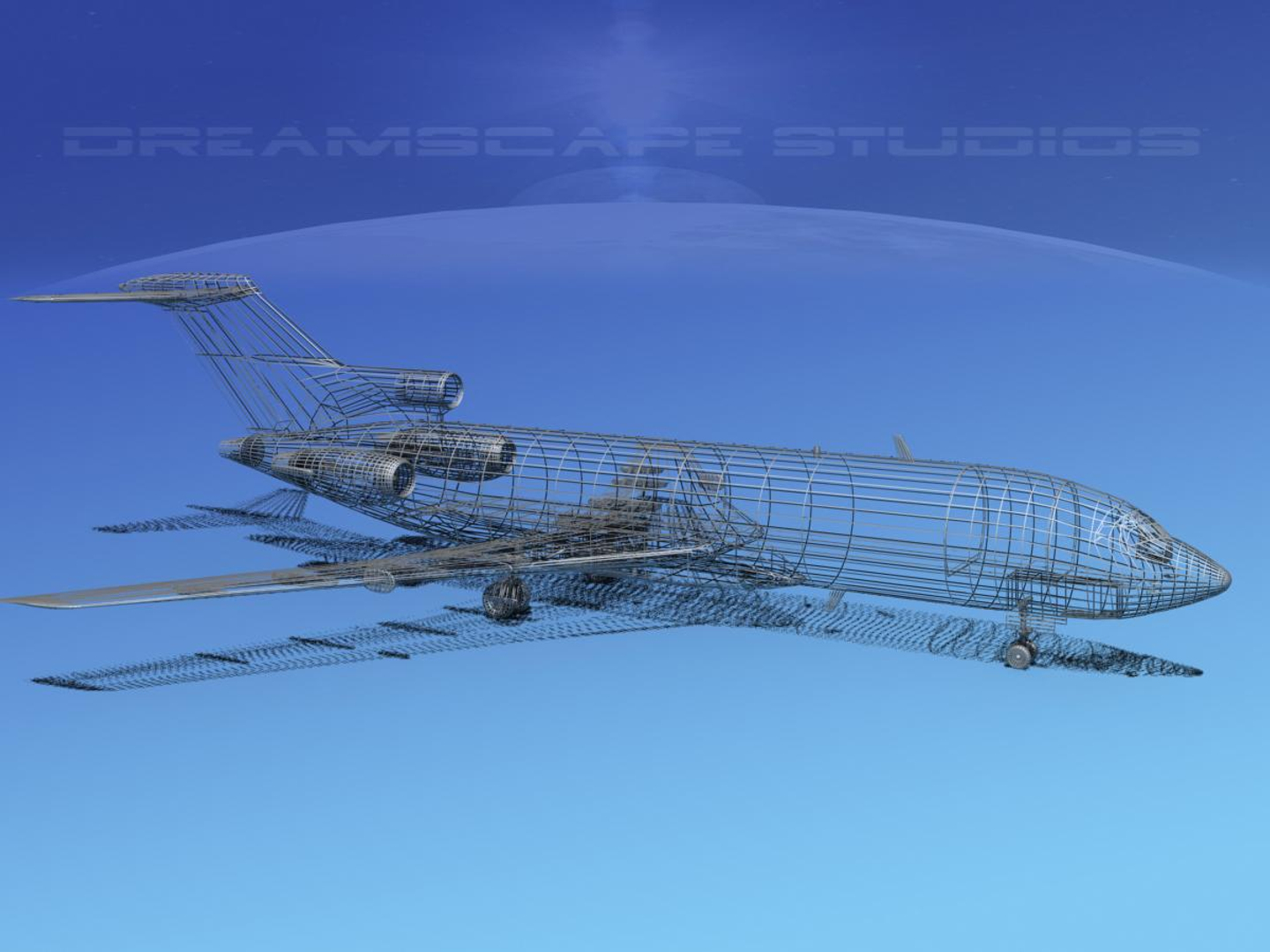 3d model trump boeing 757 aircraft airplane