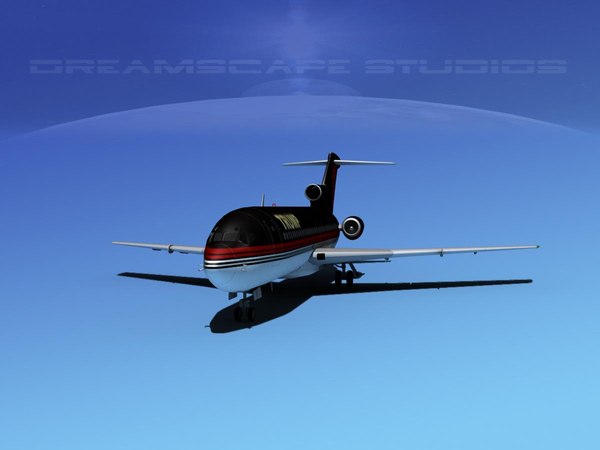 3d model trump boeing 757 aircraft airplane
