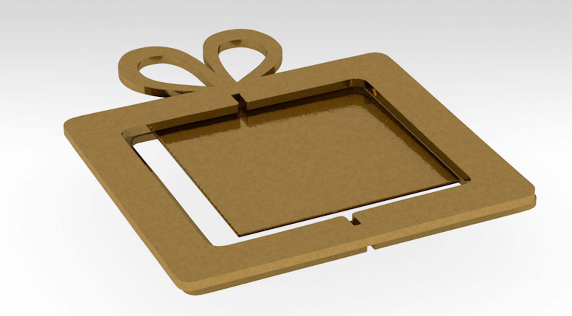 3d model gold box