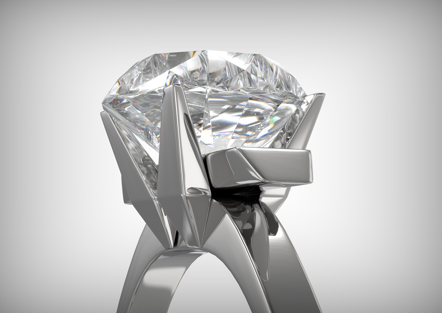 Fly diamond ring 3D model - TurboSquid 1773042