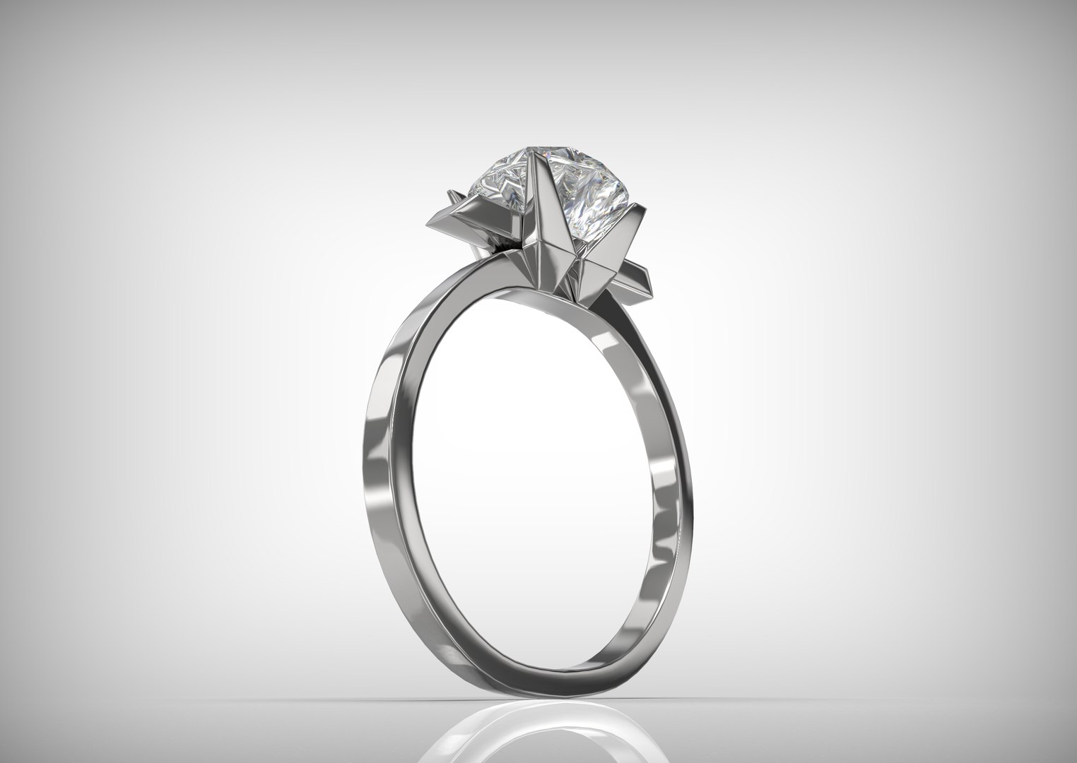 Fly diamond ring 3D model - TurboSquid 1773042
