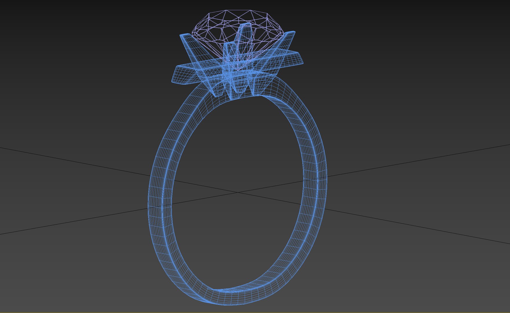 Fly diamond ring 3D model - TurboSquid 1773042