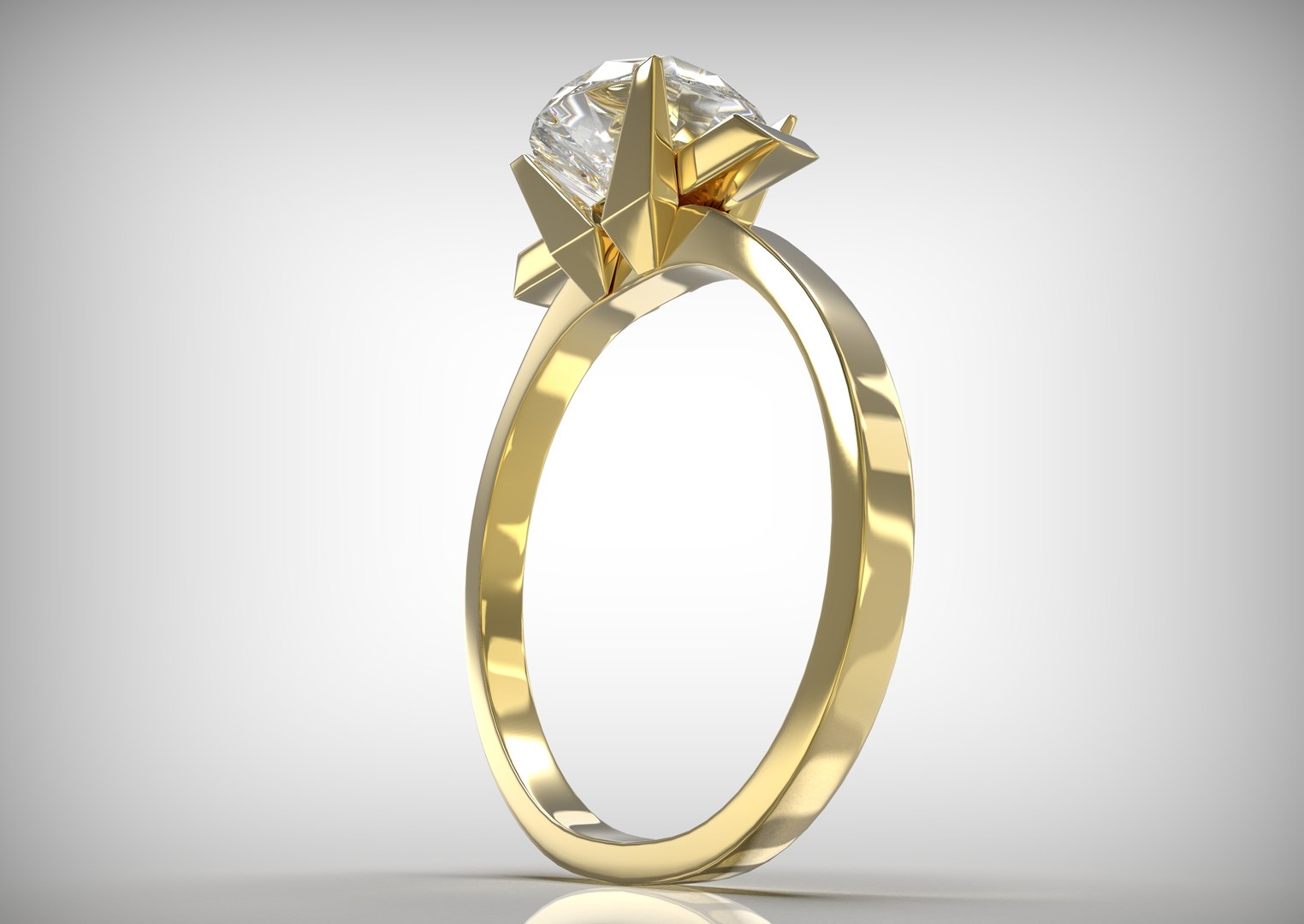 Fly diamond ring 3D model - TurboSquid 1773042