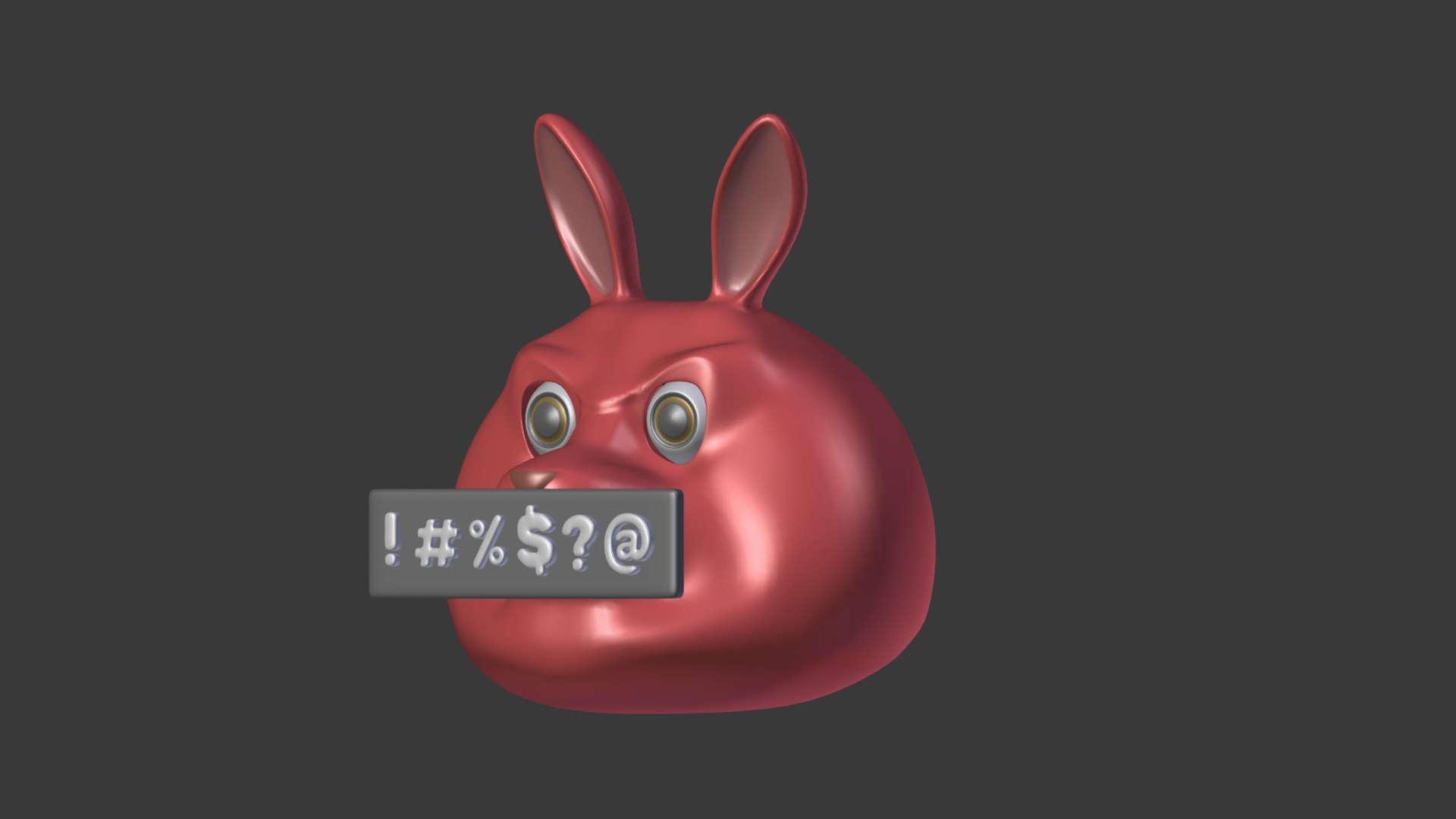 Rabbit emoticons 3D - TurboSquid 1455289
