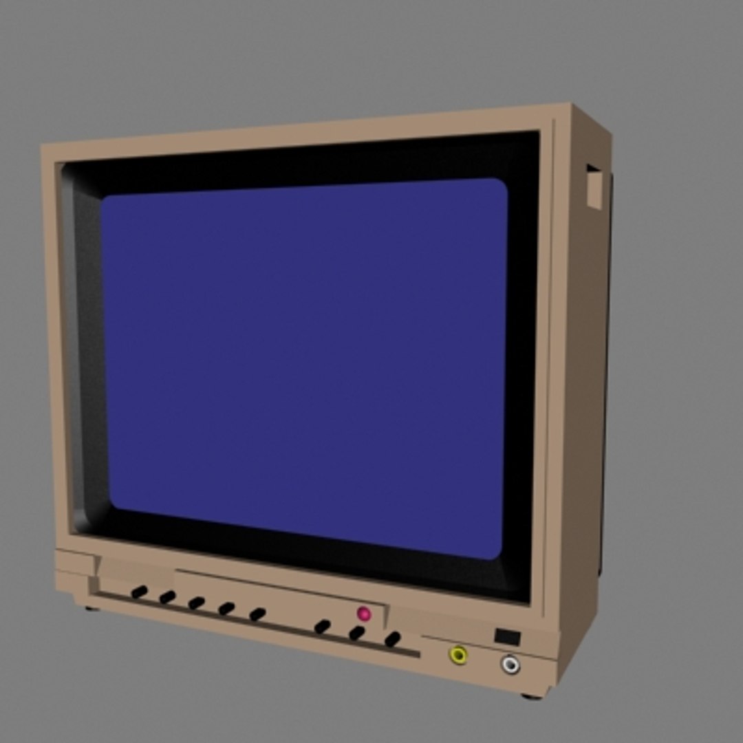 Amiga Monitor 3d Model