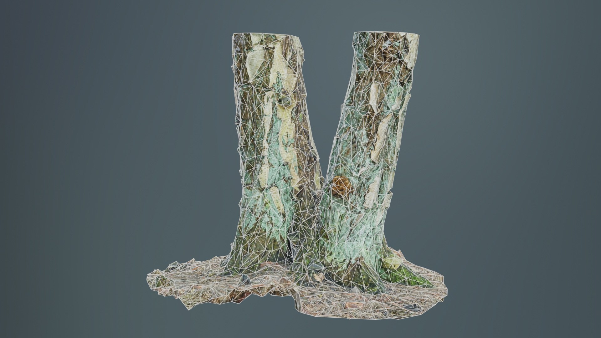 3D Split Tree Foundation Stump Remastered Model - TurboSquid 2363148