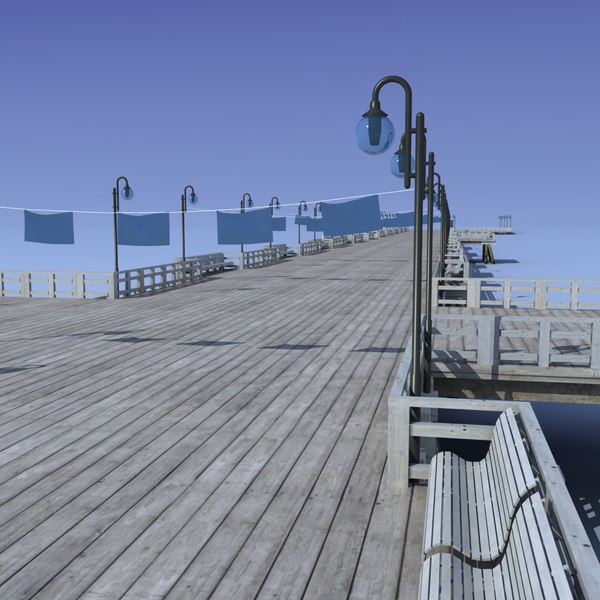 pier modelled 3d model