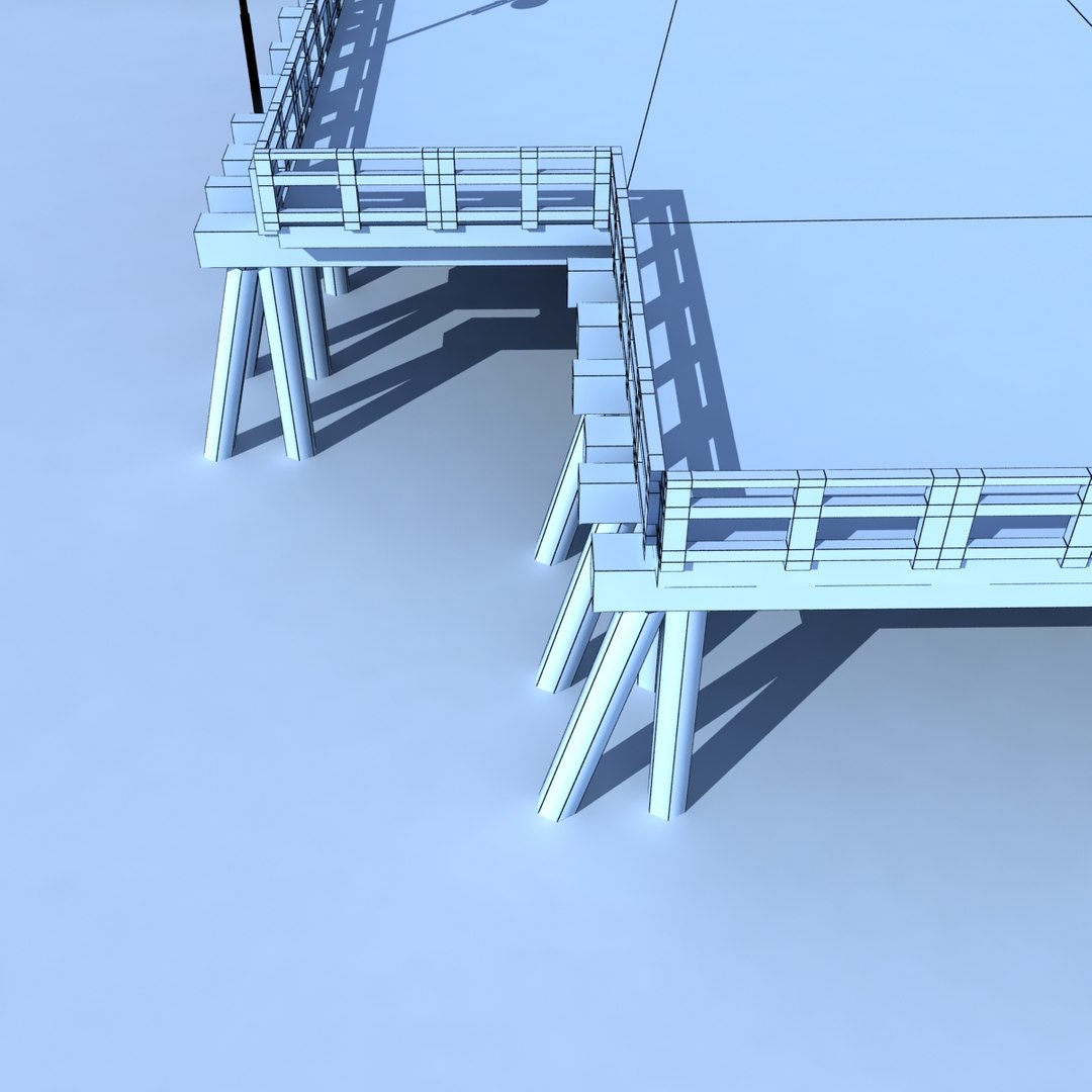 Pier Modelled 3d Model