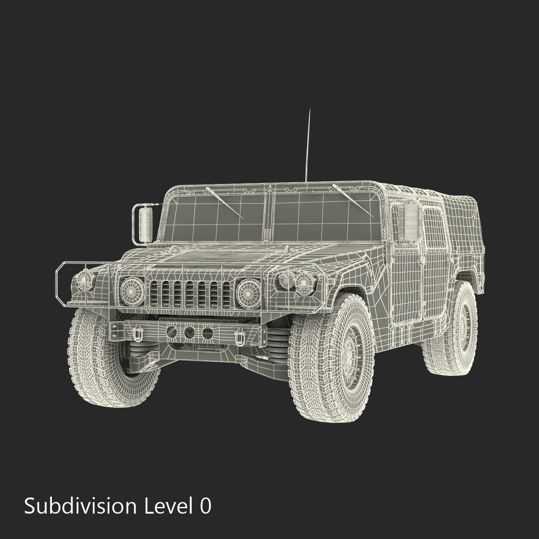 3d Troop Carrier Hmmwv M1035