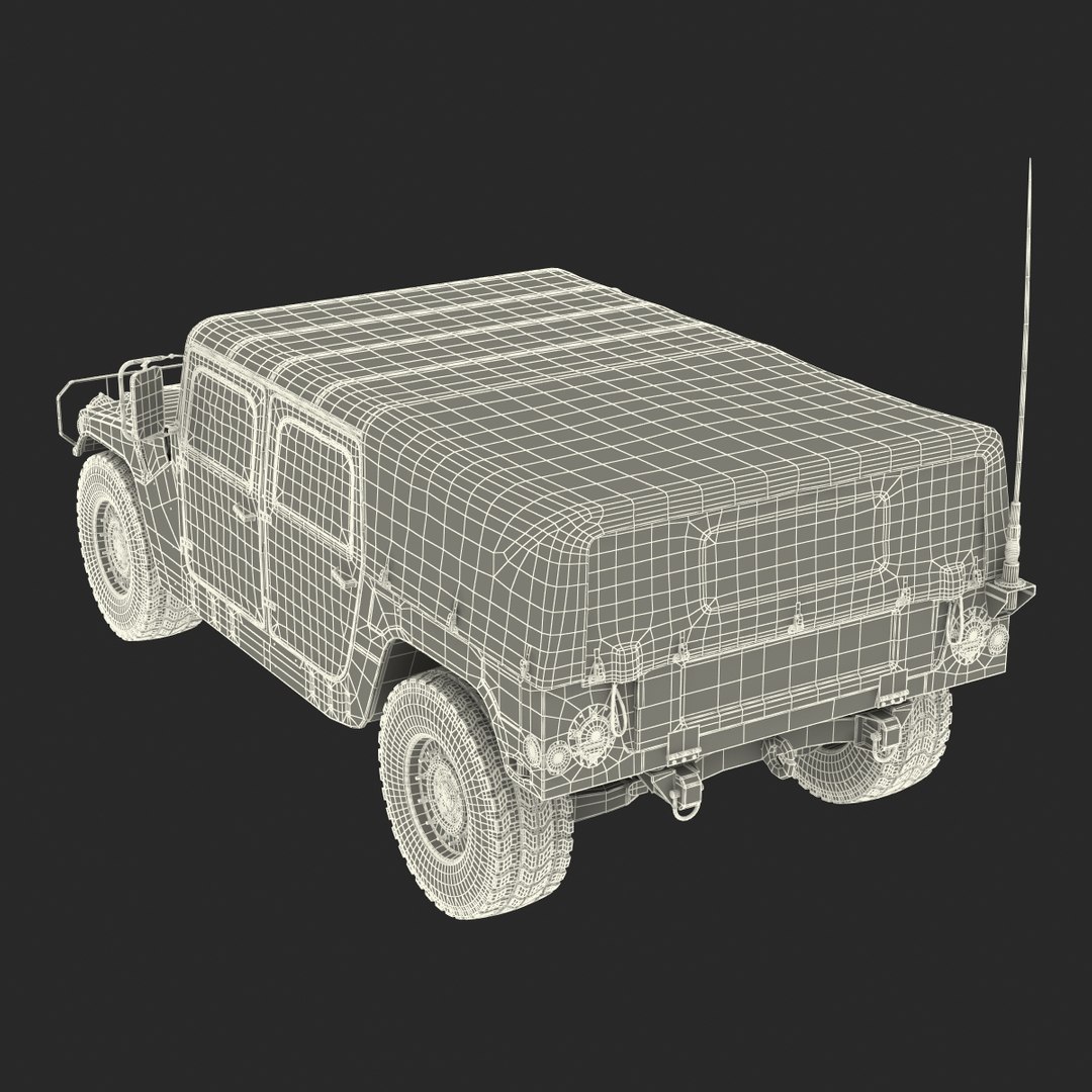 3d Troop Carrier Hmmwv M1035