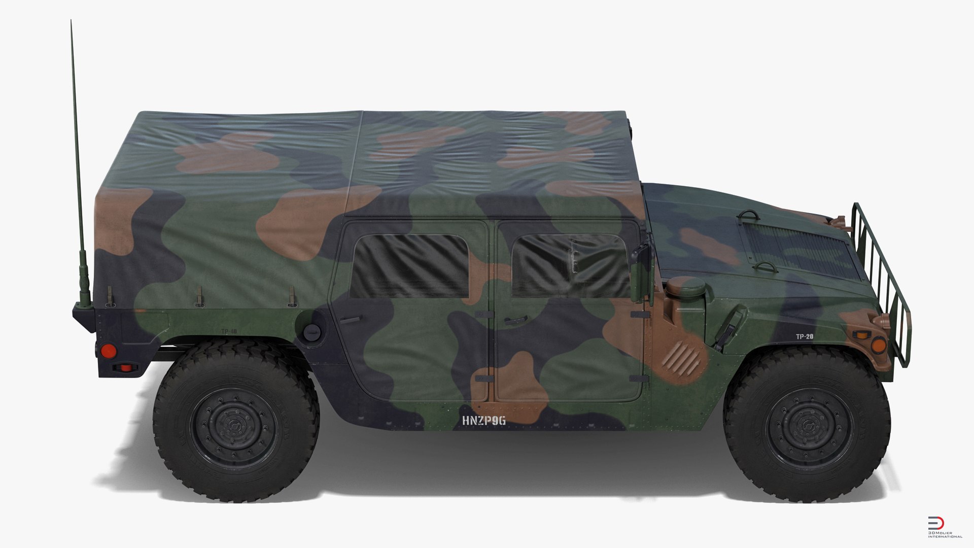 3d troop carrier hmmwv m1035