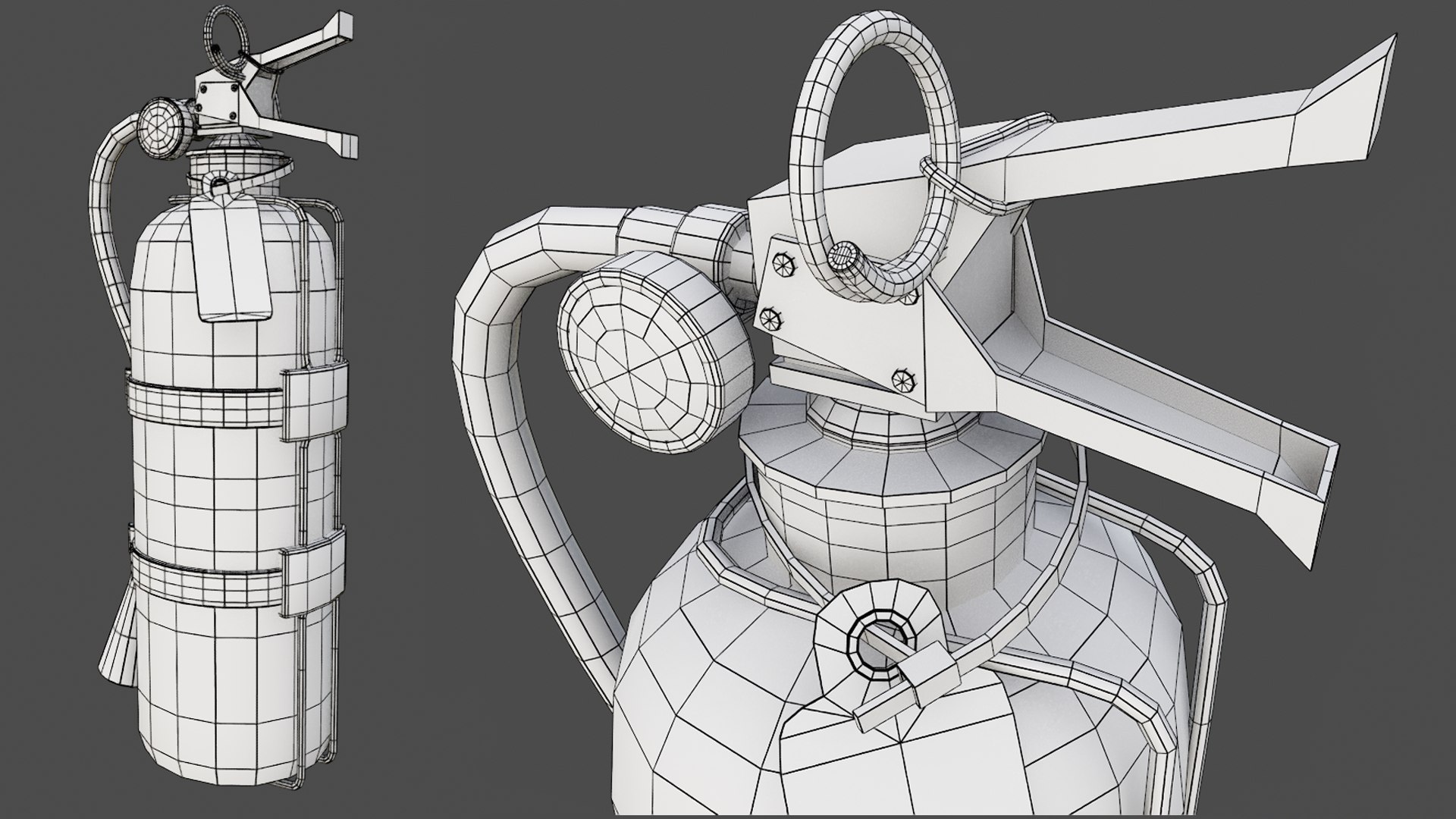 Fire Extinguisher Game And Vr 3D Model - TurboSquid 2453507