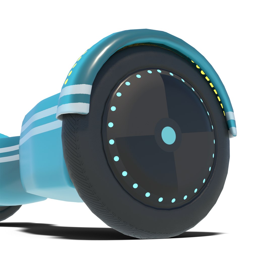 Hoverboard With Wheels 3D Model - TurboSquid 2096690