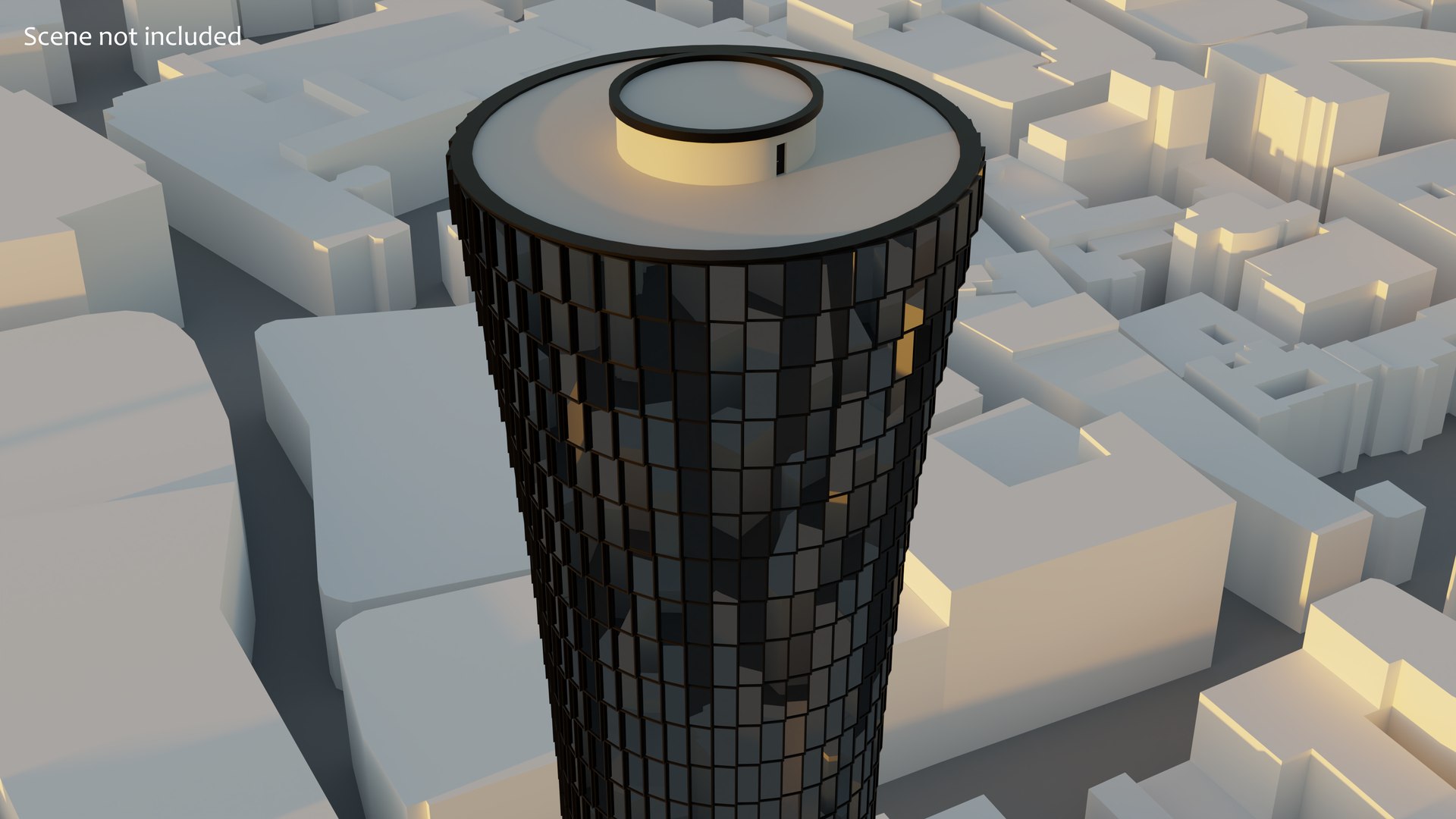 Office Tower 3D Model - TurboSquid 2100008
