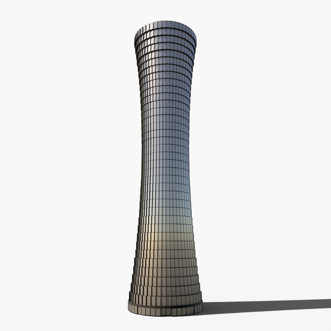 Office Tower 3D Model - TurboSquid 2100008