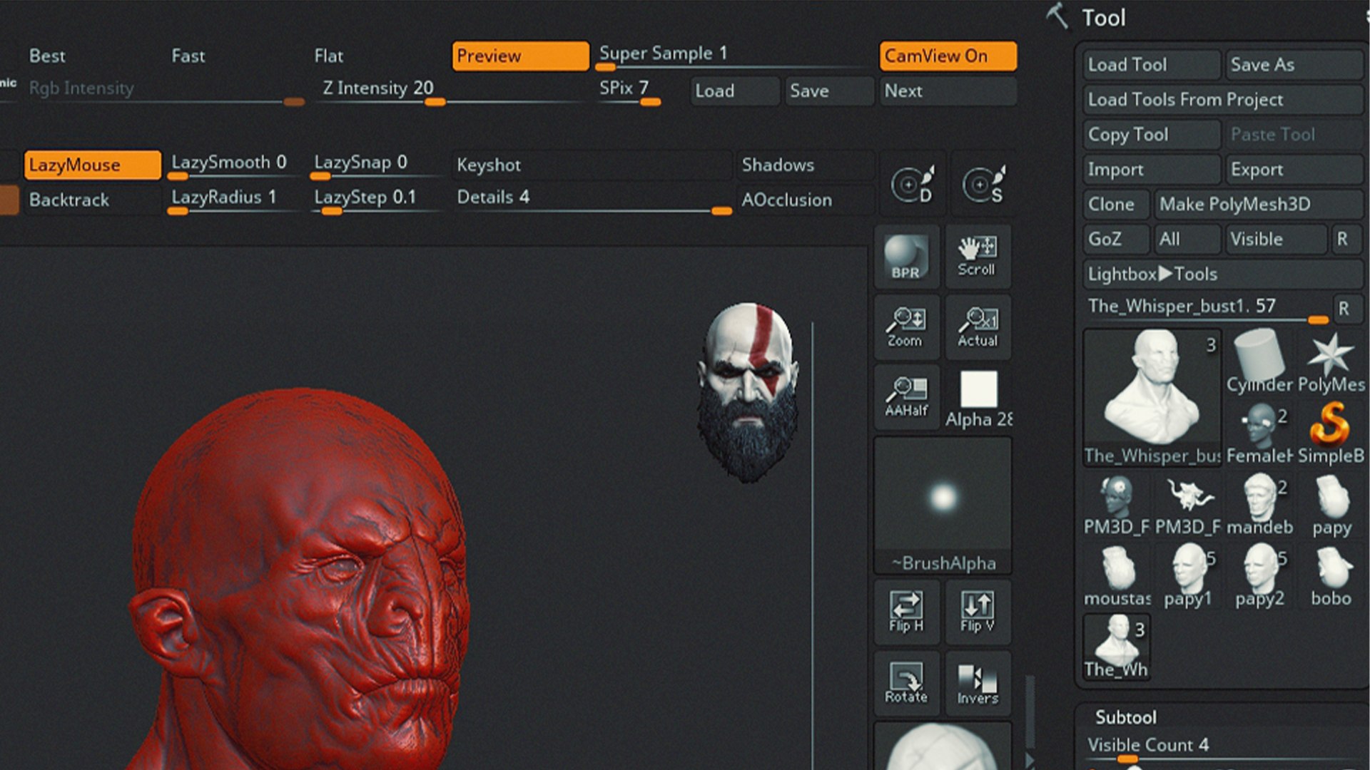 Zbrush Ui 3D - TurboSquid 1687164