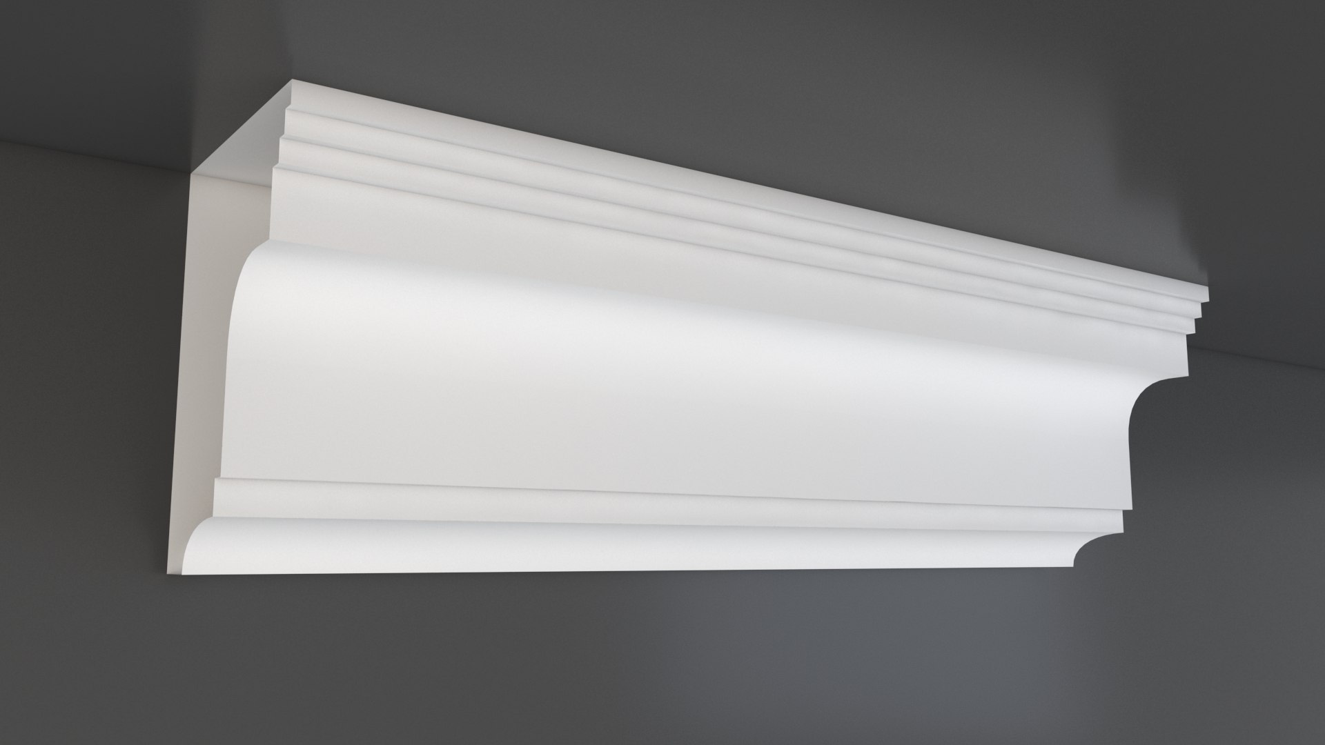 Cornice 166 Straight 3D Model - TurboSquid 2030710