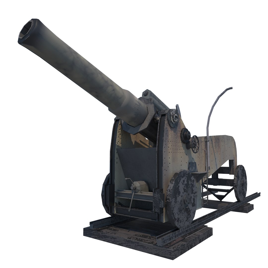 Italian Howitzer Obice 3D Model - TurboSquid 1444889