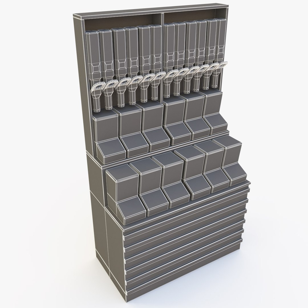 3d Model Dispenser Dried Fruits