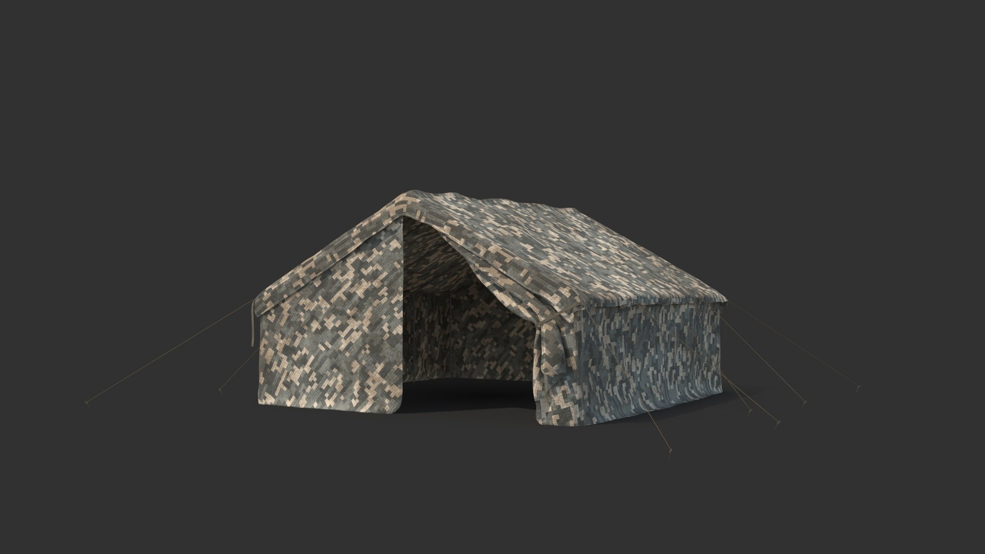 Army Tent UCP Dirty 3D Model - TurboSquid 1904144