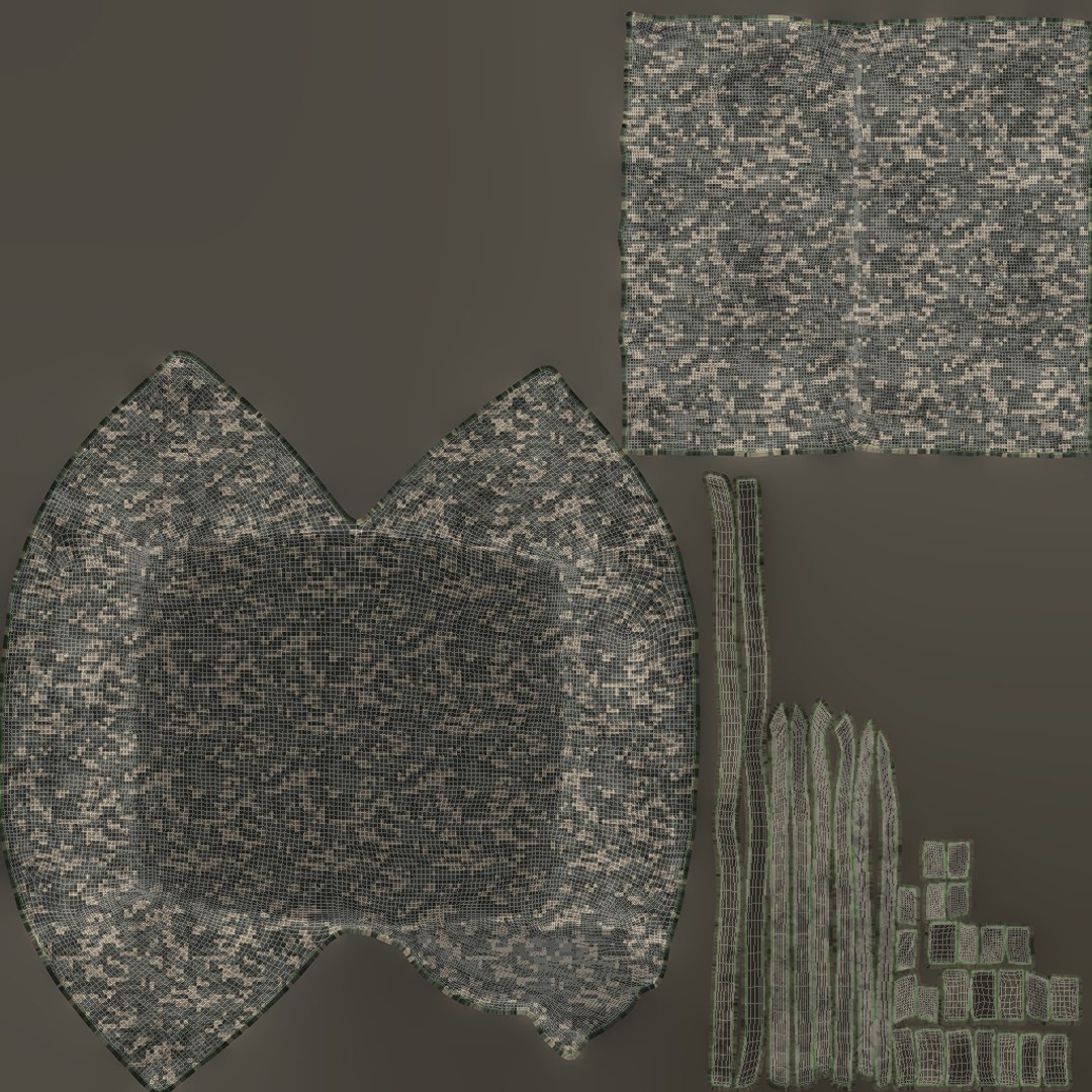 Army Tent UCP Dirty 3D Model - TurboSquid 1904144