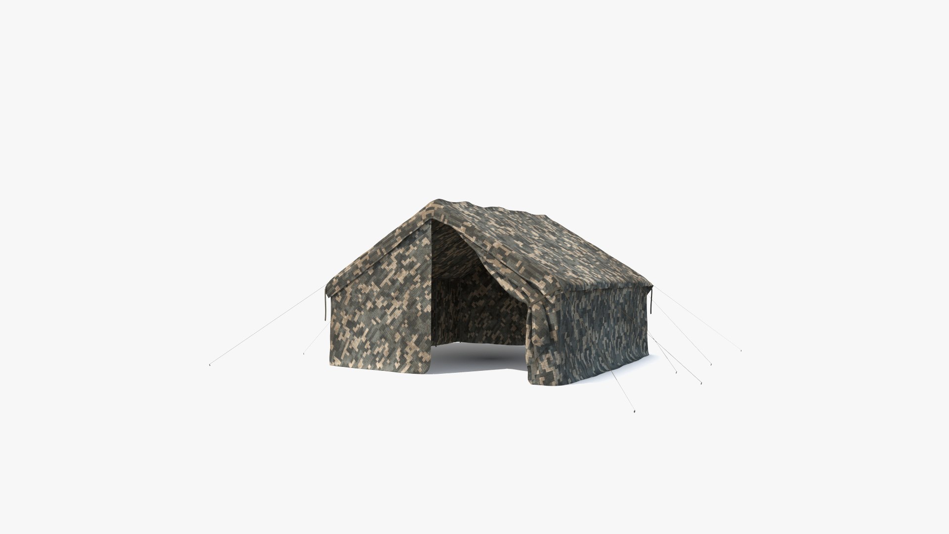 Army Tent UCP Dirty 3D Model - TurboSquid 1904144