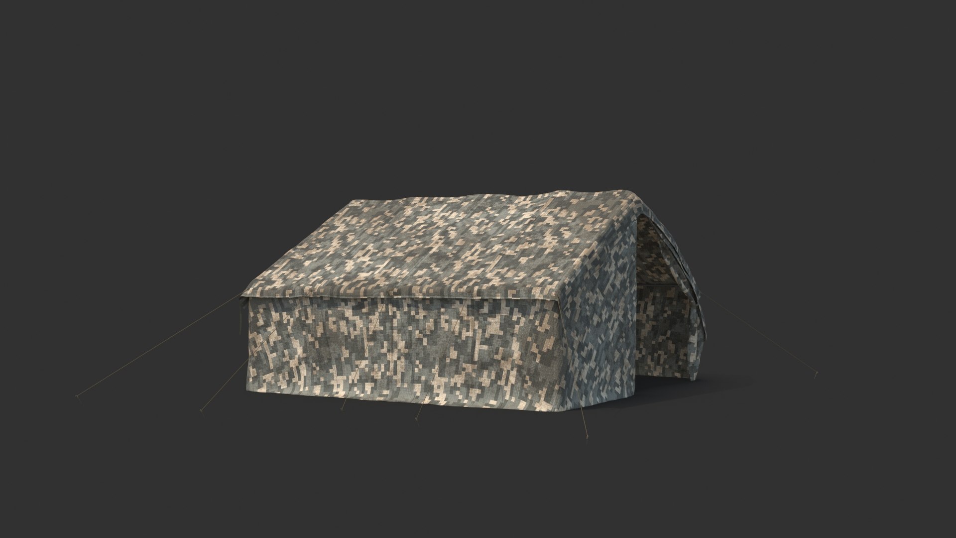 Army Tent UCP Dirty 3D Model - TurboSquid 1904144