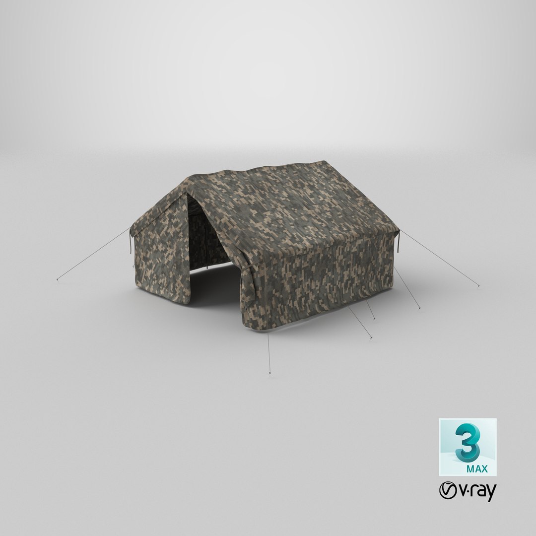 Army Tent UCP Dirty 3D Model - TurboSquid 1904144