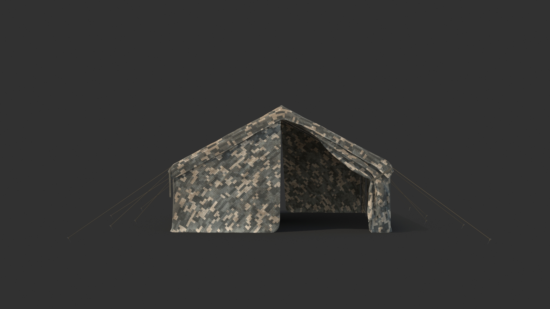 Army Tent UCP Dirty 3D Model - TurboSquid 1904144
