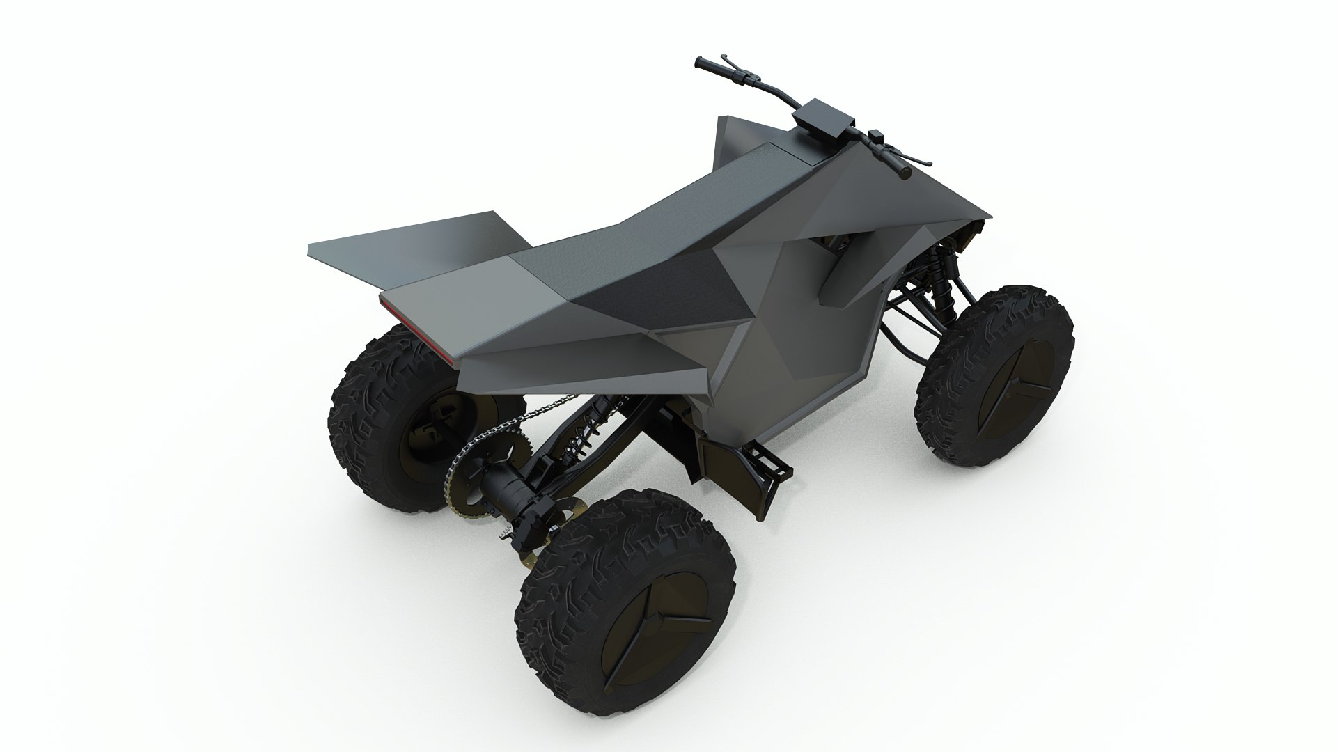 3D Tesla Cyberquad Model - TurboSquid 1505731