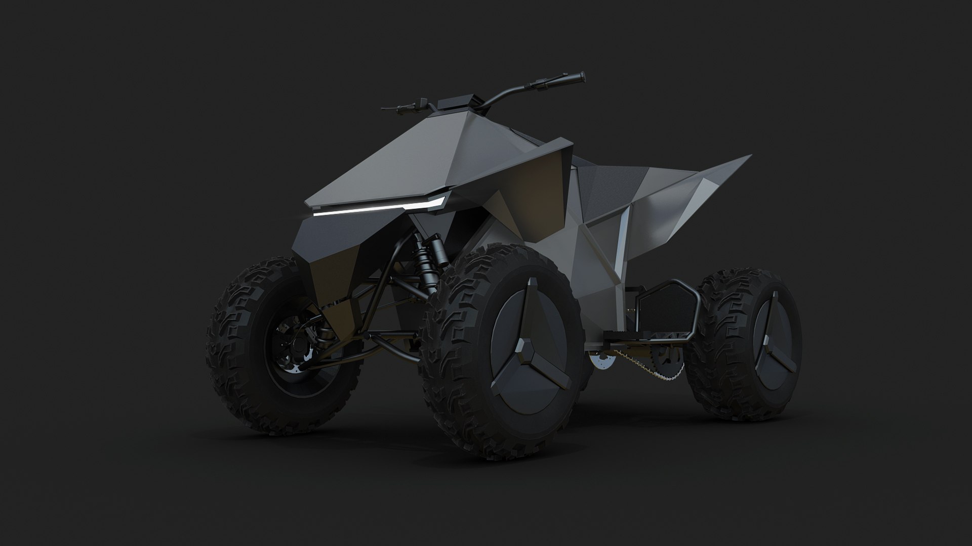 3D Tesla Cyberquad Model - TurboSquid 1505731