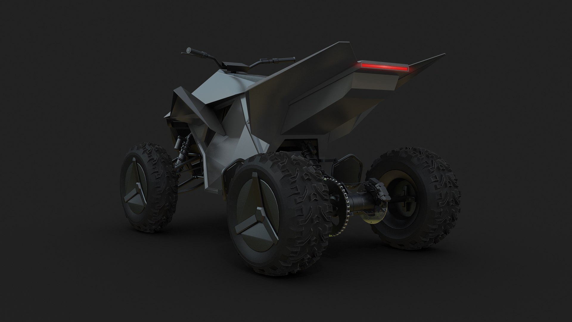 3D Tesla Cyberquad Model - TurboSquid 1505731