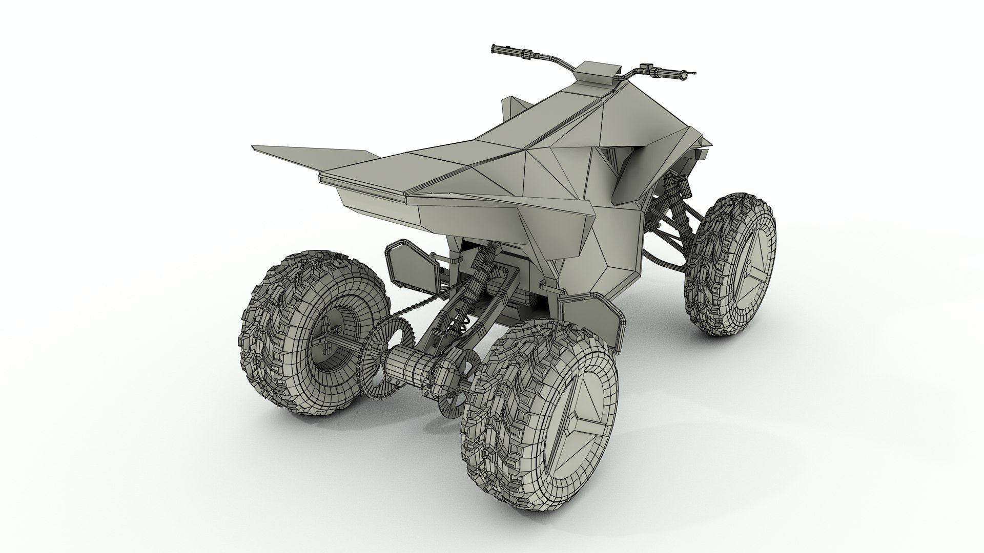 3D Tesla Cyberquad Model - TurboSquid 1505731