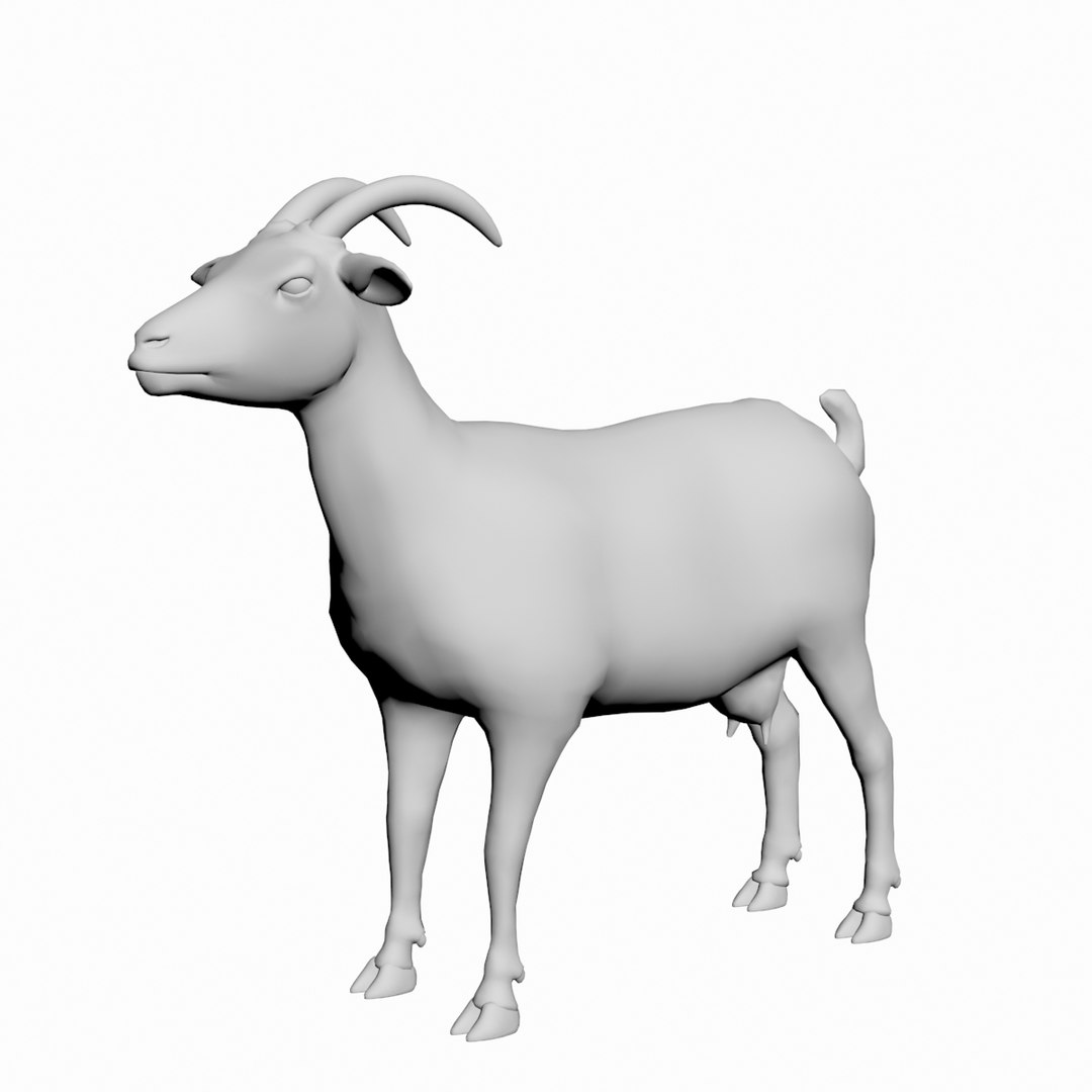 3D Goat 3d Mesh - TurboSquid 1760045