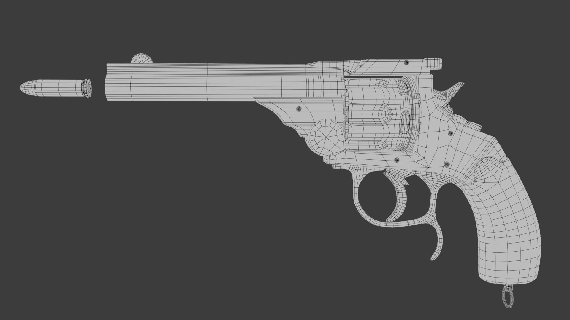 3D realistic revolver model - TurboSquid 1632829