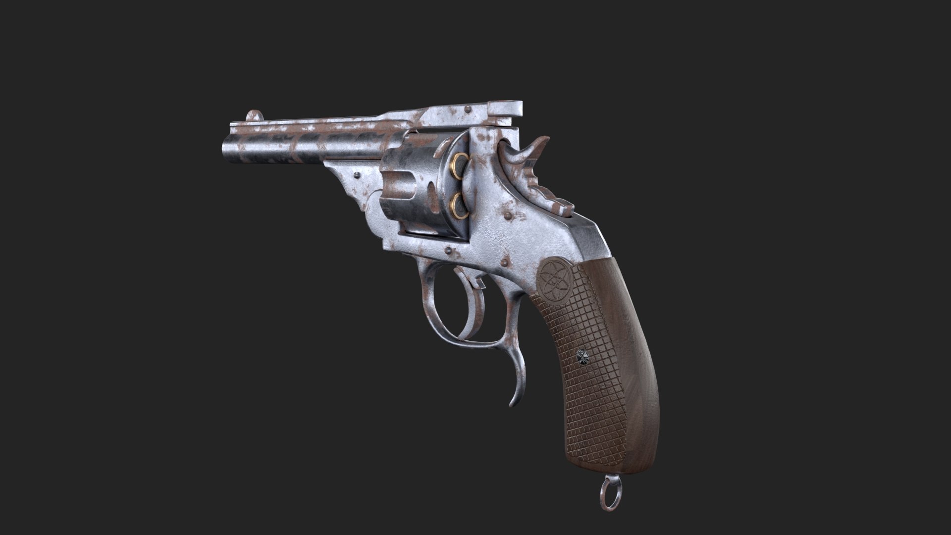 3D Realistic Revolver Model - TurboSquid 1632829