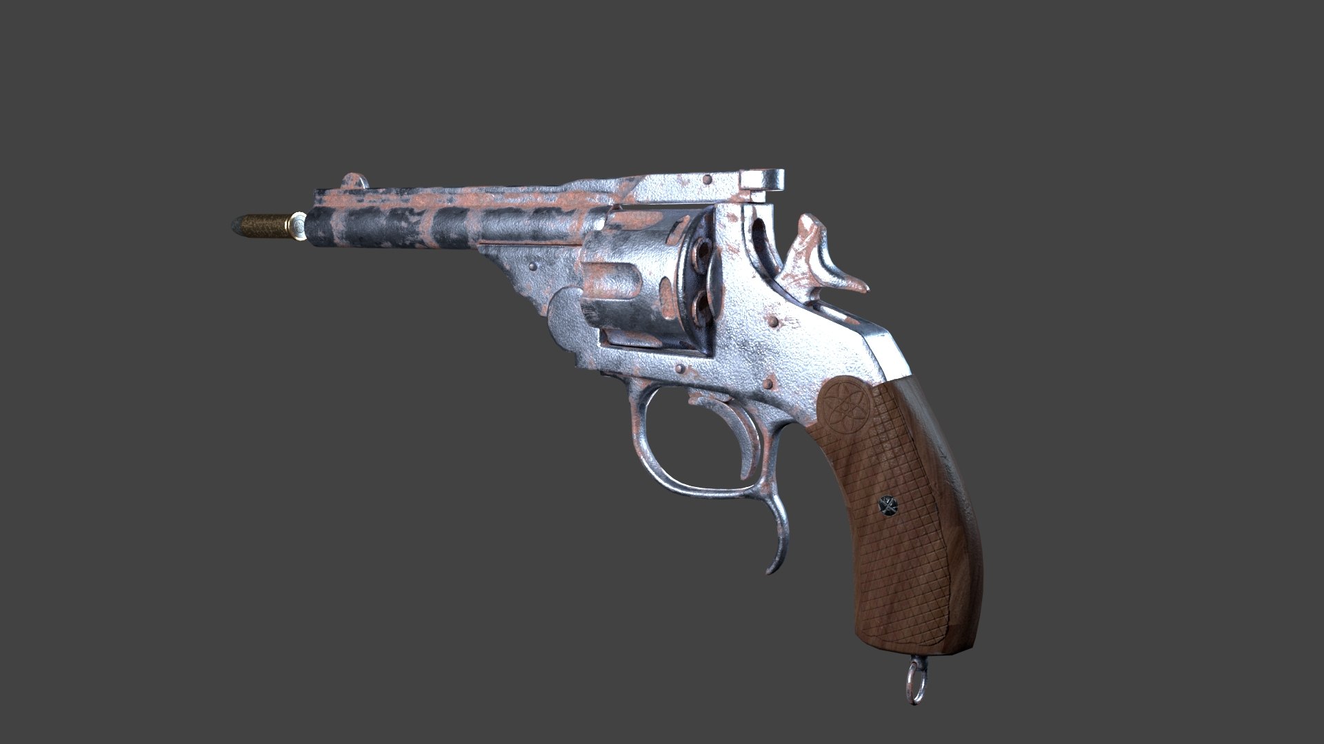 3D Realistic Revolver Model - TurboSquid 1632829